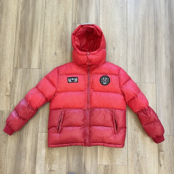 Glo Gang Worldwide | Jackets & Coats | Glo Gang Worldwide Red Puffer ...